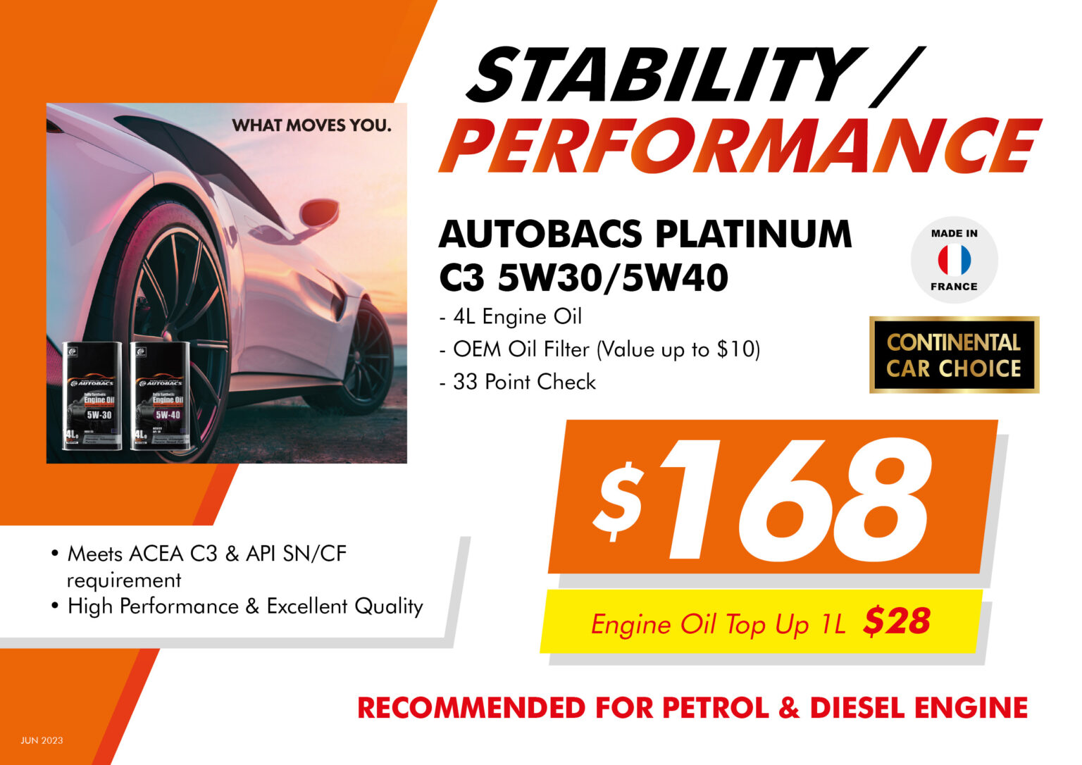 Car Servicing & Engine Oil Promotion Package Singapore