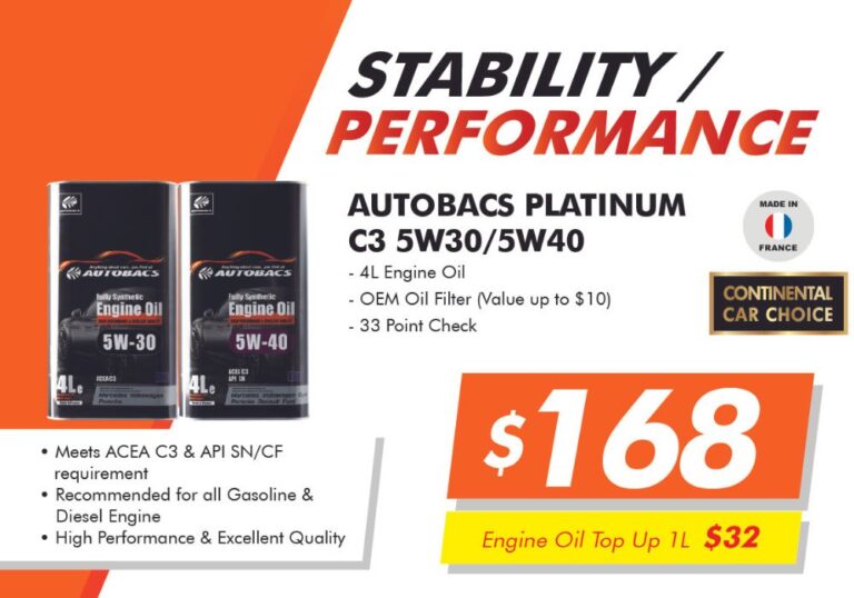 Car Servicing Package Singapore | Autobacs