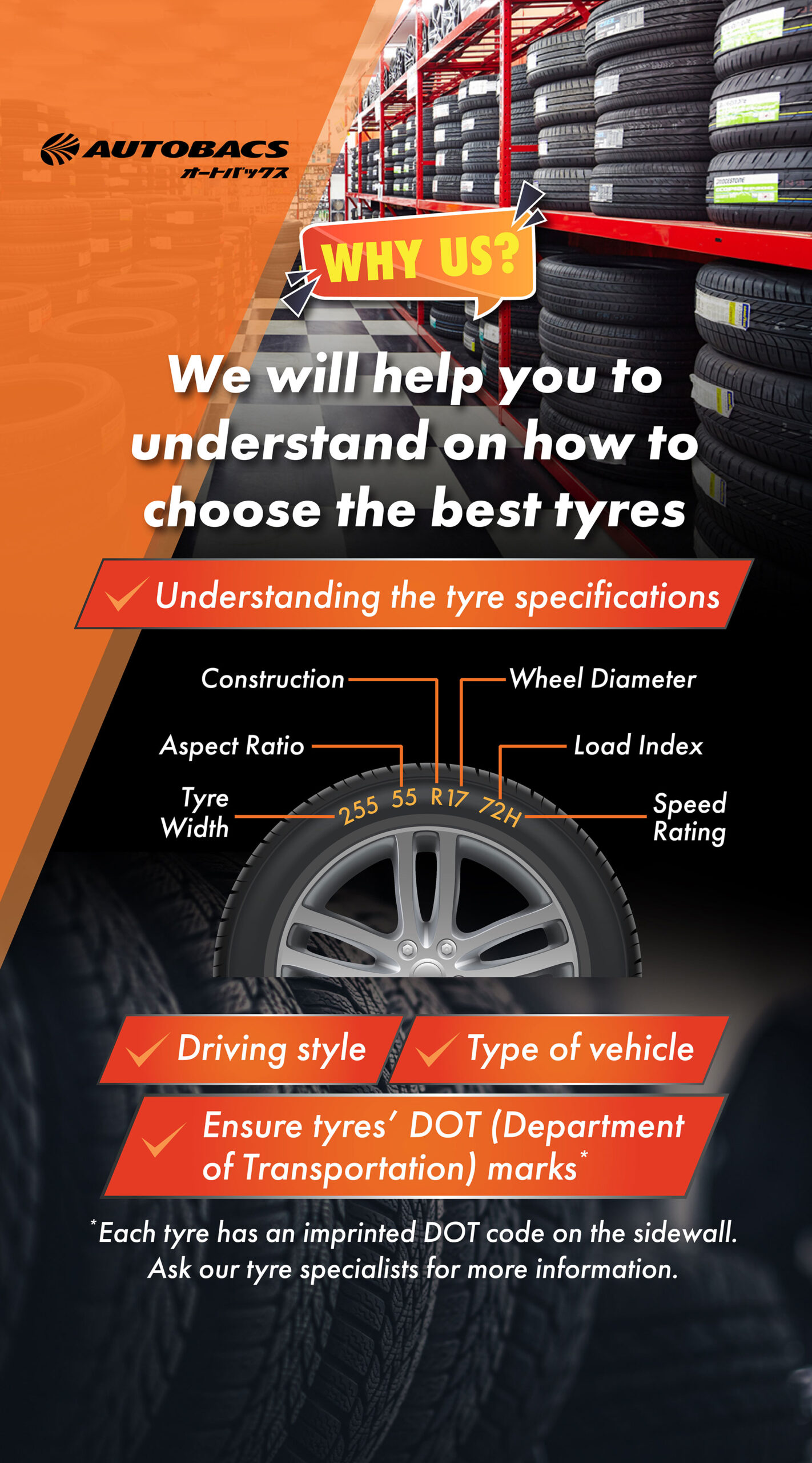 Basic tyre knowledge - Autobacs