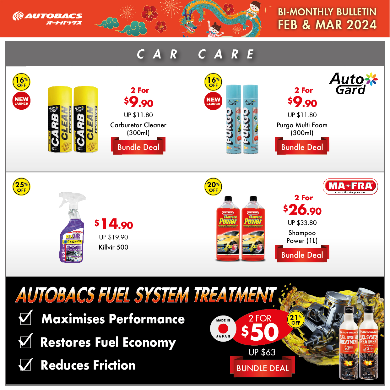 Monthly Promotions - Autobacs